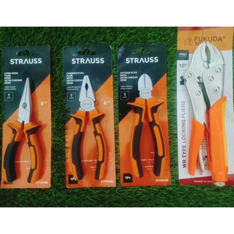 Jual Paket Tang Strauss - Tang Set 4 Pcs - Tang Buaya, Tang Potong ...