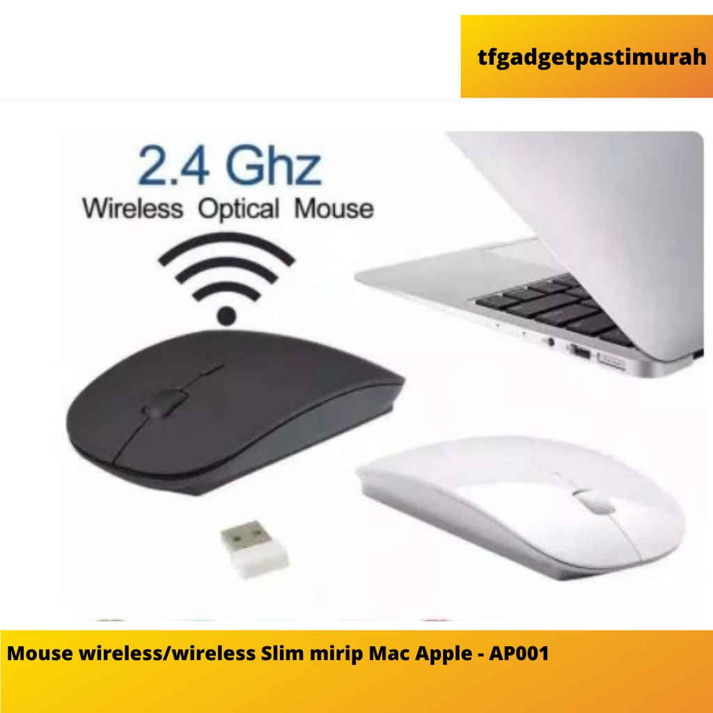 Jual Mouse wireless/wireless Slim - AP001/ Mouse Murah | Shopee Indonesia