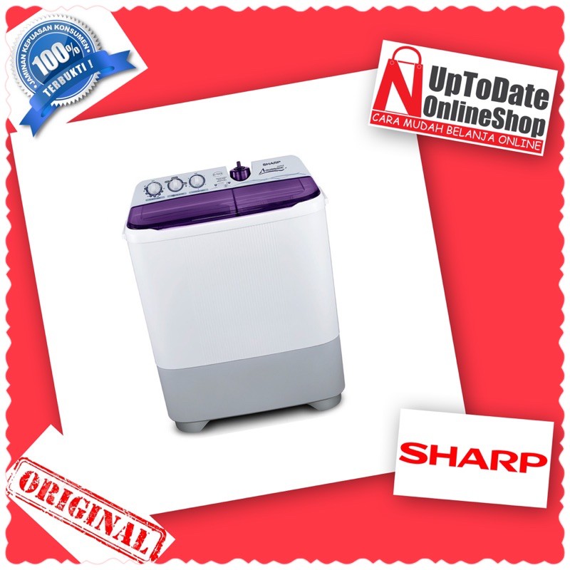 Jual MESIN CUCI 2 TABUNG SHARP 9KG ES-T95CR BIG BODY SUPER AQUAMAGIC FILTER | Shopee Indonesia
