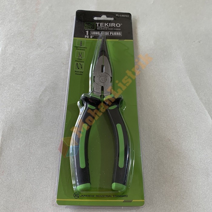 Jual Tang Lancip TEKIRO 8" PL-LN-0761 / Long Nose Pliers /Tang Cucut TEKIRO Tang Jepit | Shopee ...