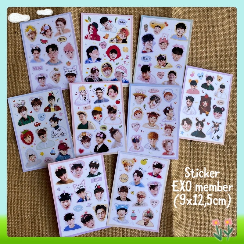 Jual Sticker EXO member glossy | Shopee Indonesia