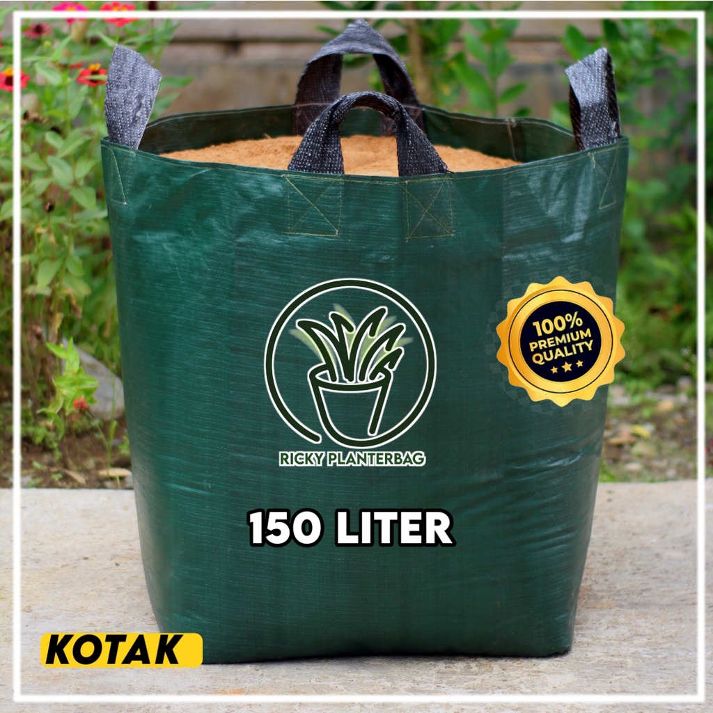 Jual PLANTER BAG 150 LITER HIJAU KOTAK POT TANAMAN MURAH | Shopee Indonesia