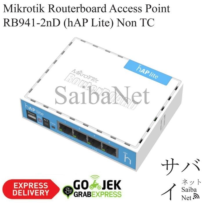 Jual Mikrotik Routerboard Wireless Rb941-2Nd (Hap-Lite) | Shopee Indonesia