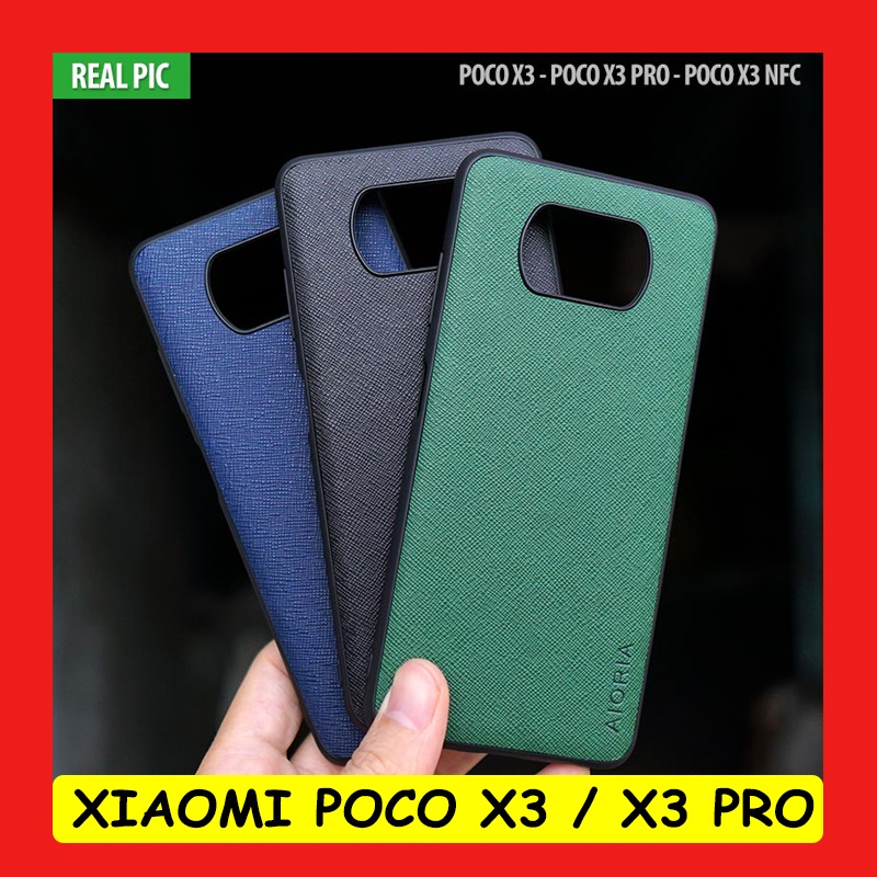 Jual Xiaomi Poco X3 - X3 Pro - Leather Canvas Texture Hybrid Case ...
