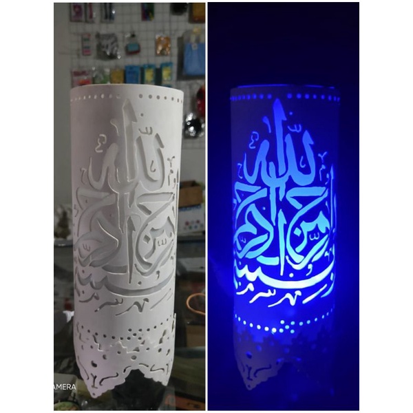 Jual lampu hias paralon ukir lampion pipa kaligrafi | Shopee Indonesia