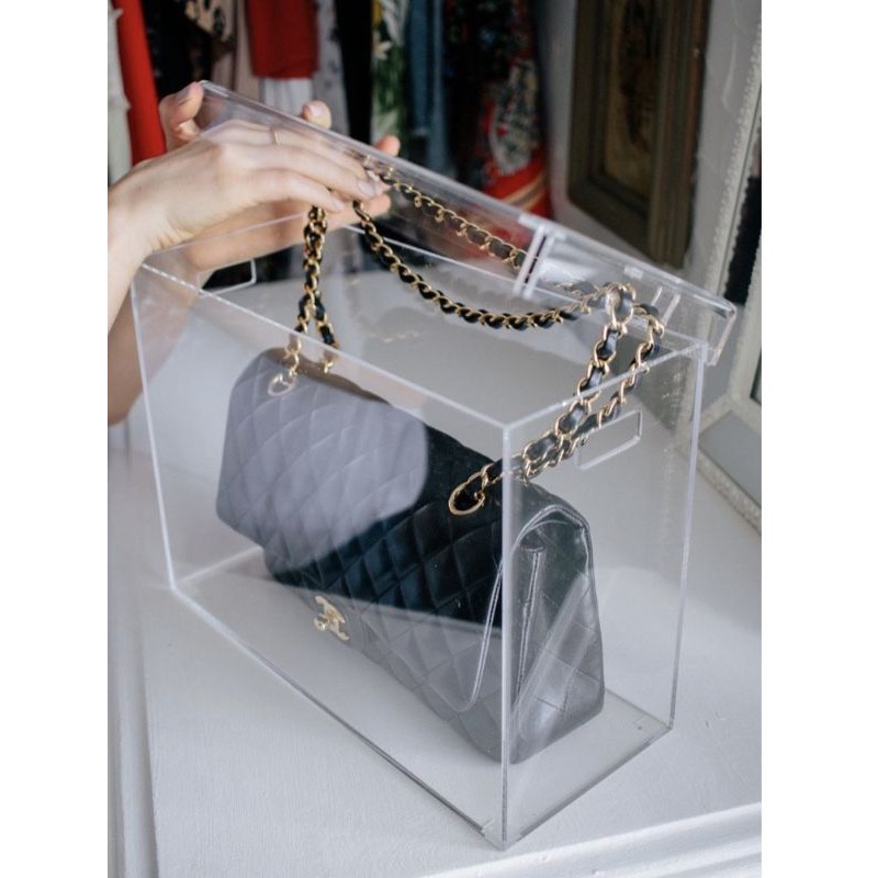 Jual akrilik tempat tas//wadah tas/box tas/display tas | Shopee Indonesia