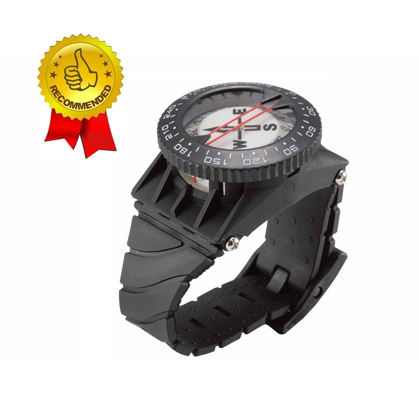 Jual Problue Scuba Diving Compact Wrist Compass Underwater Kompas Selam ...