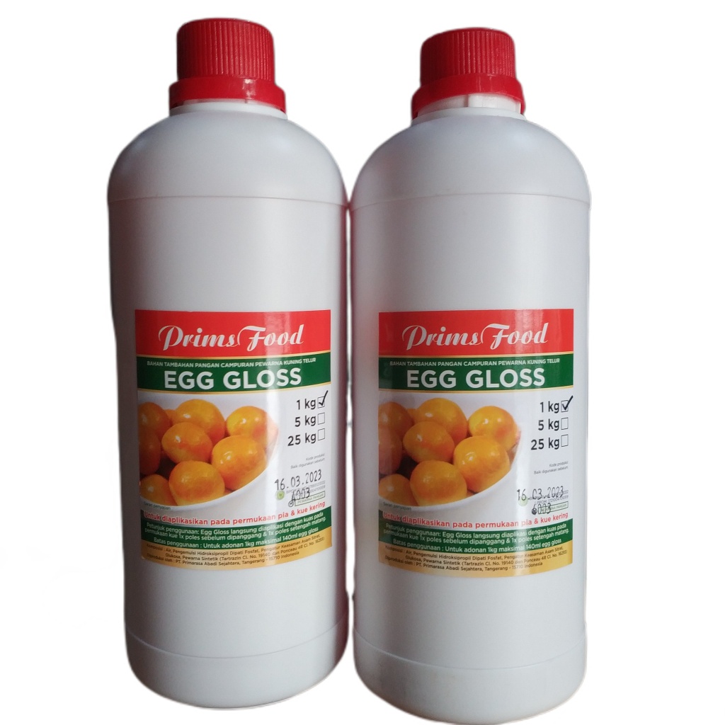 Jual EGG GLOSS Prims Food / Pewarna Kuning Telur 1kg | Shopee Indonesia