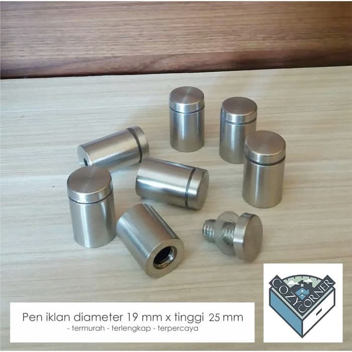 Jual Pen Iklan 19 x 25 Stainless Steel / Baut Akrilik / Sign Board ...