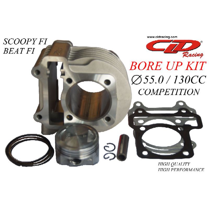 Jual BORE UP KIT BLOCK BLOK SEHER SET CLD RACING BEAT KARBU BEAT FI ...