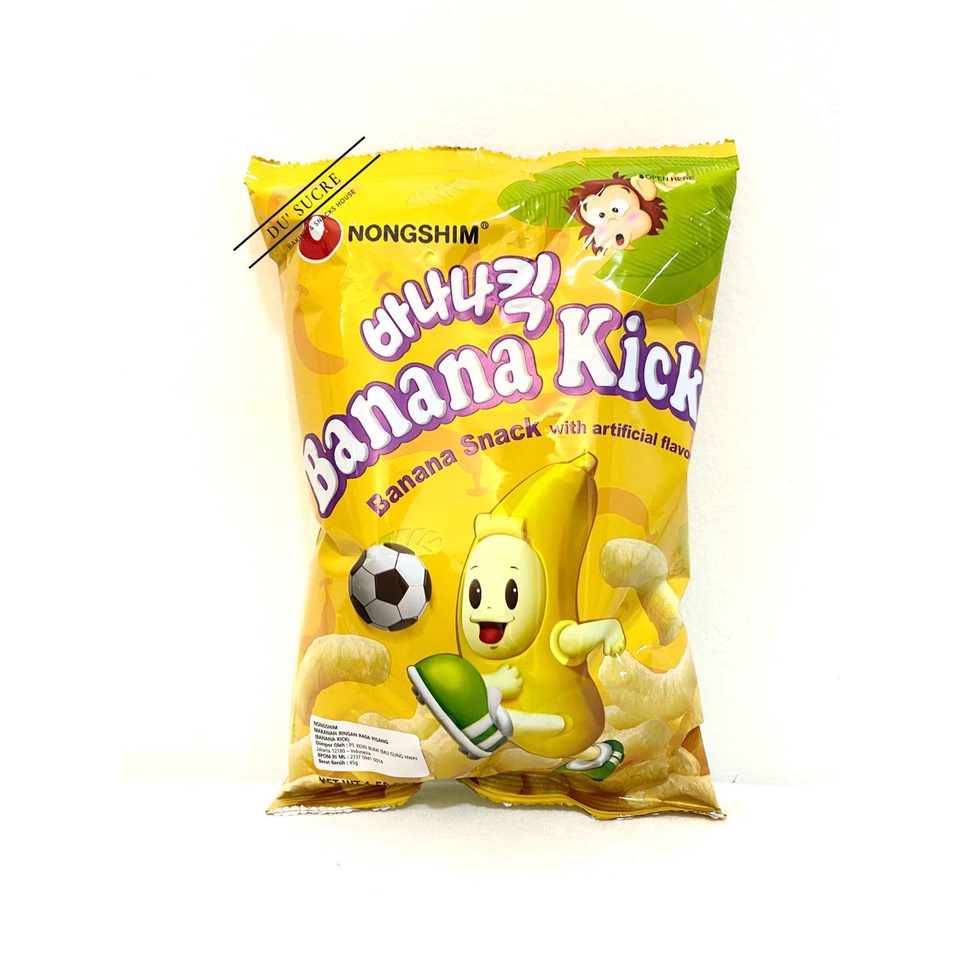 Jual Nongshim Banana Snack Kick Korean Snack Makanan ringan korea ...
