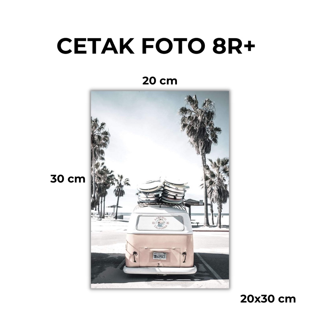 Jual (8R+) Cetak Pas Foto Ukuran 8R+ Murah Custom Foto | Shopee Indonesia