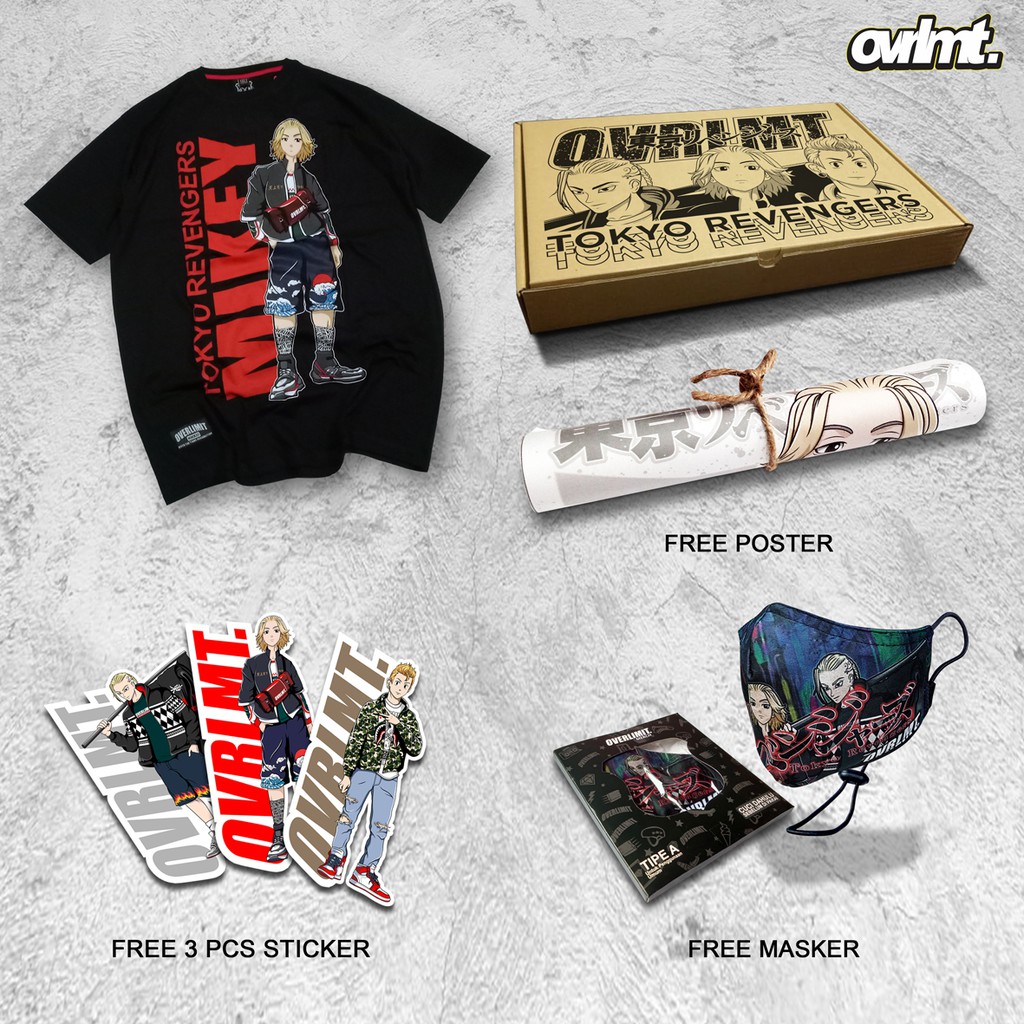 Jual Kaos Anime Tokyo Revengers TOUMAN Mikey Overlimit | Shopee Indonesia