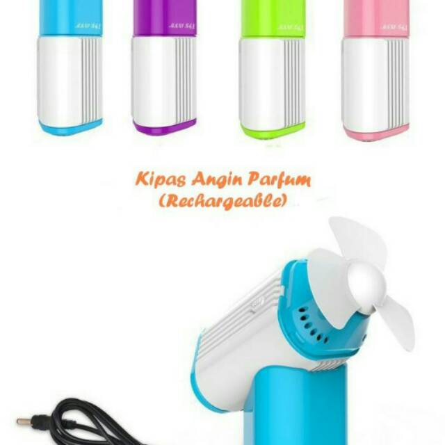 Jual Mini kipas angin parfum tenaga listrik/usb/rechargeble | Shopee ...