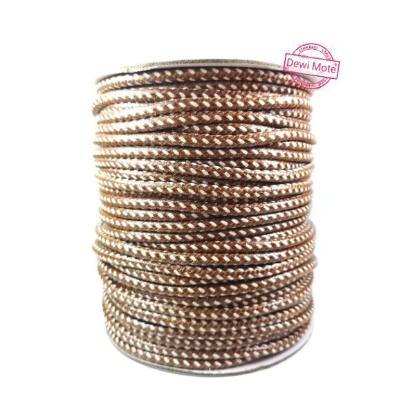 Jual Tali Korea Belang Size 3.0 - Coklat Putih | Shopee Indonesia