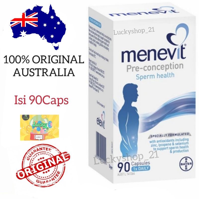 Jual Menevit Male Fertility Supplement 90 Capsule / Menevit isi ...
