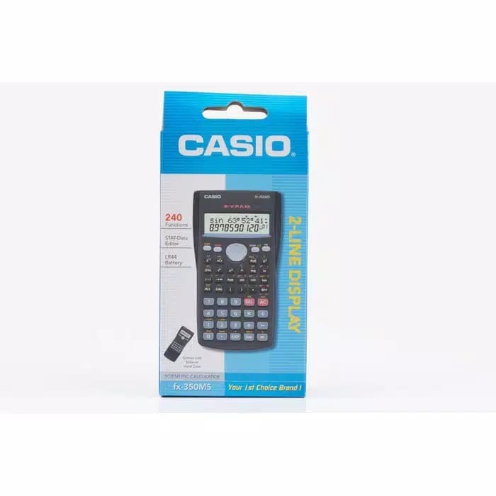 Jual ORIGINAL Casio Scientific Calculator FX-350 MS Kalkulator Ilmiah ...