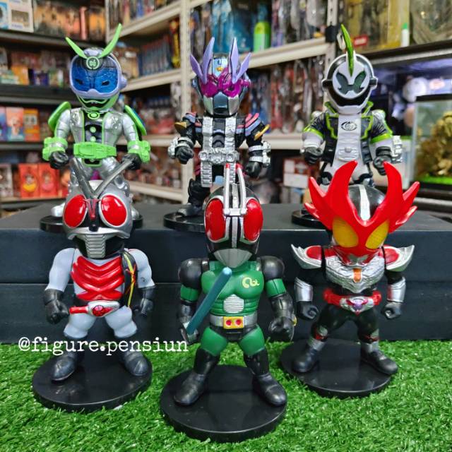 Jual KAMEN RIDER BLACK SATRIA BAJA HITAM RX ACTION FIGURE SET 6 ...