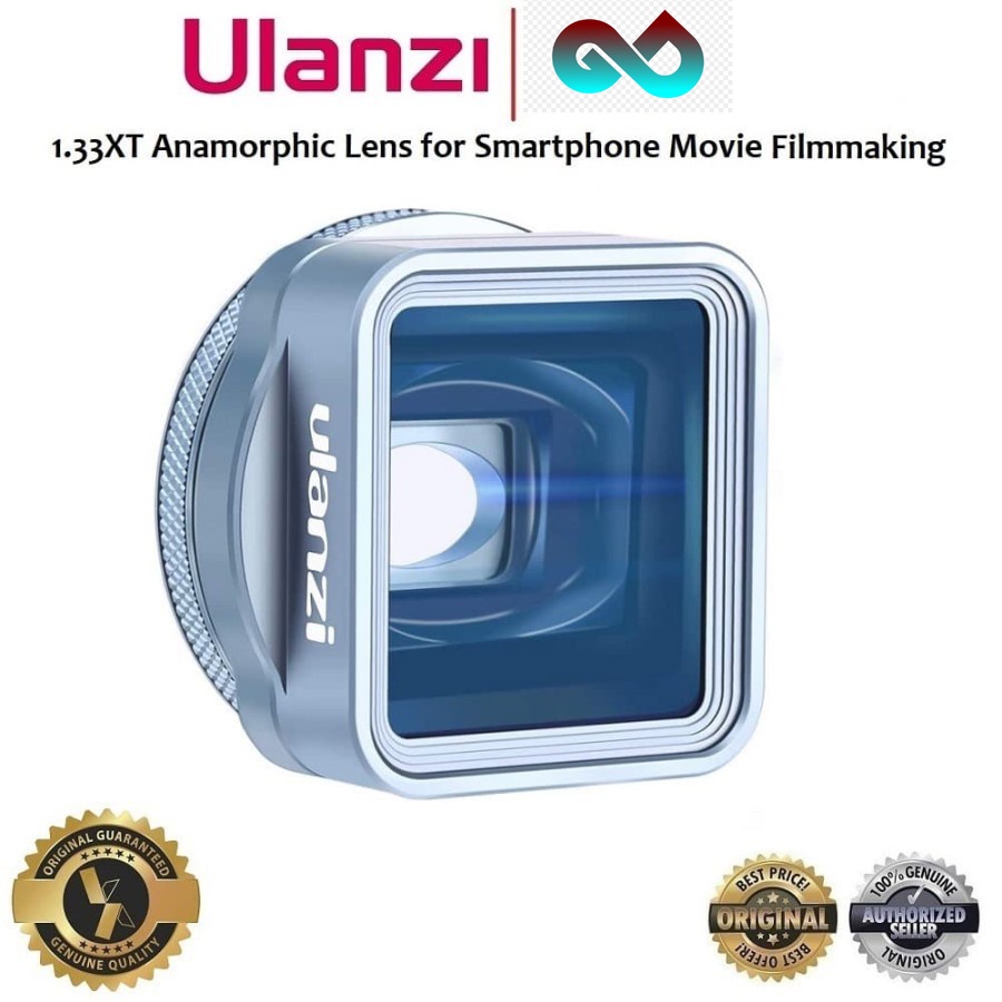 Jual ULANZI 1.33XT Anamorphic Lens for Smartphone Movie Filmmaking ...