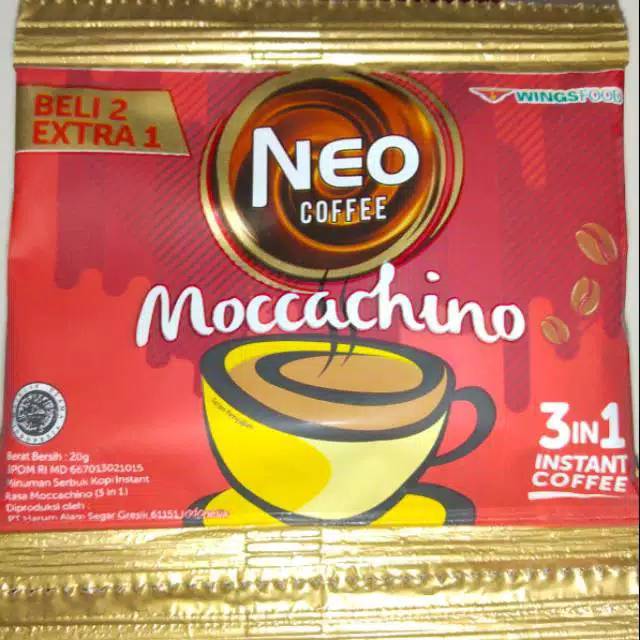 Jual NEO CAFFE MOCCACHINO - 3in1 Instant Coffee - SACHET | Shopee Indonesia