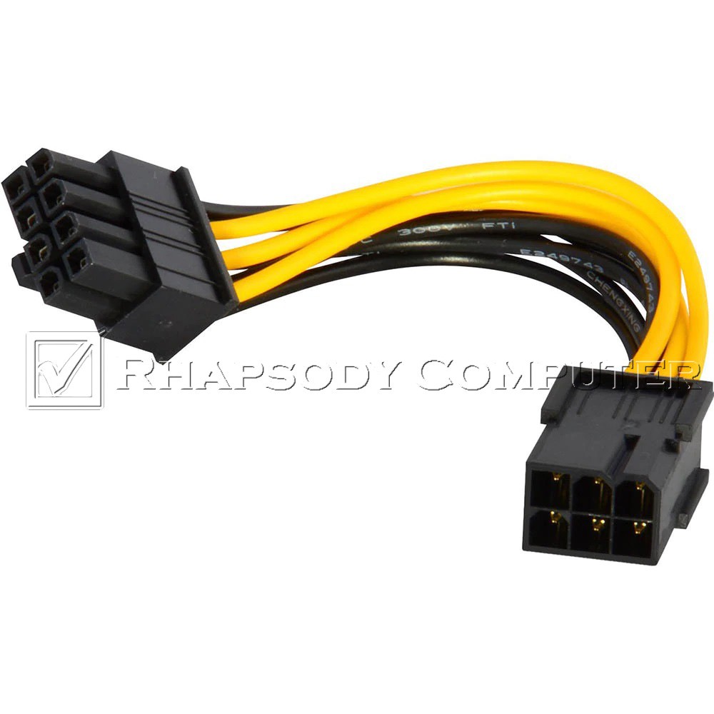 Jual Kabel Power VGA 6 pin to 8 pin PCI-e for GPU Card | Shopee Indonesia