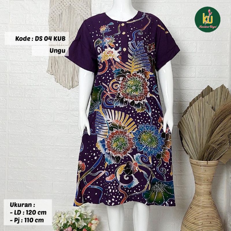 Jual DASTER 04 KENCANA UNGU LABEL BIRU |LD 120 CM| 3 BUAH KANCING ...