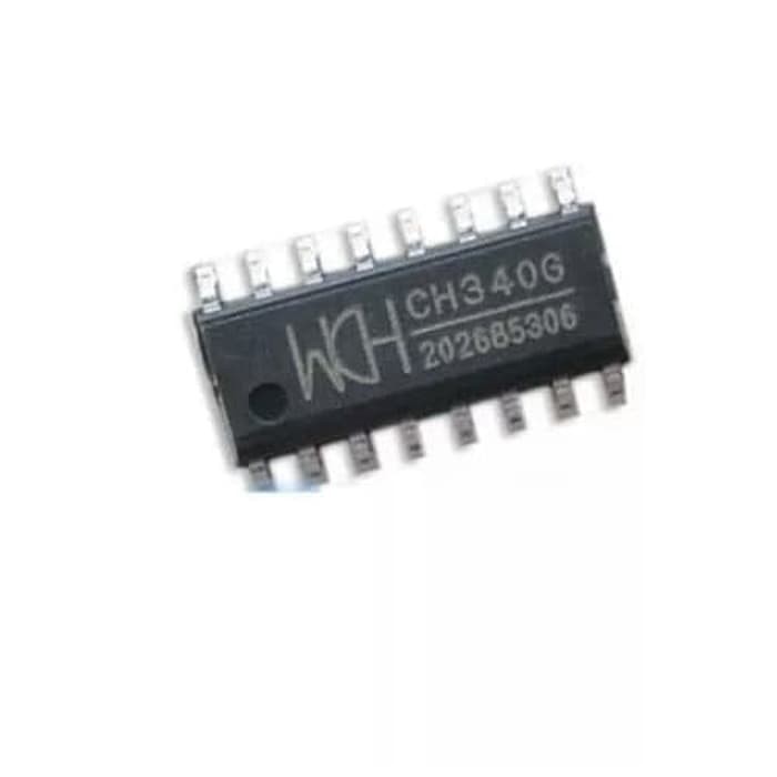 Jual IC CH340 CH340G USB Serial TTL UART RS232 Chip CH 340 SOP-16 SOP16 ...
