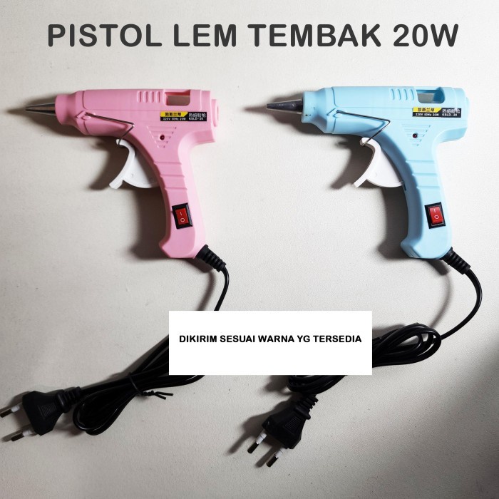 Jual A259 PISTOL LEM TEMBAK GLUE GUN 20W ON OFF | Shopee Indonesia
