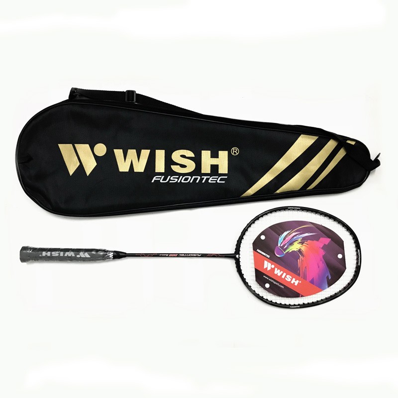 Jual Wish Raket Badminton Fusiontec 999-Muscle Black | Shopee Indonesia