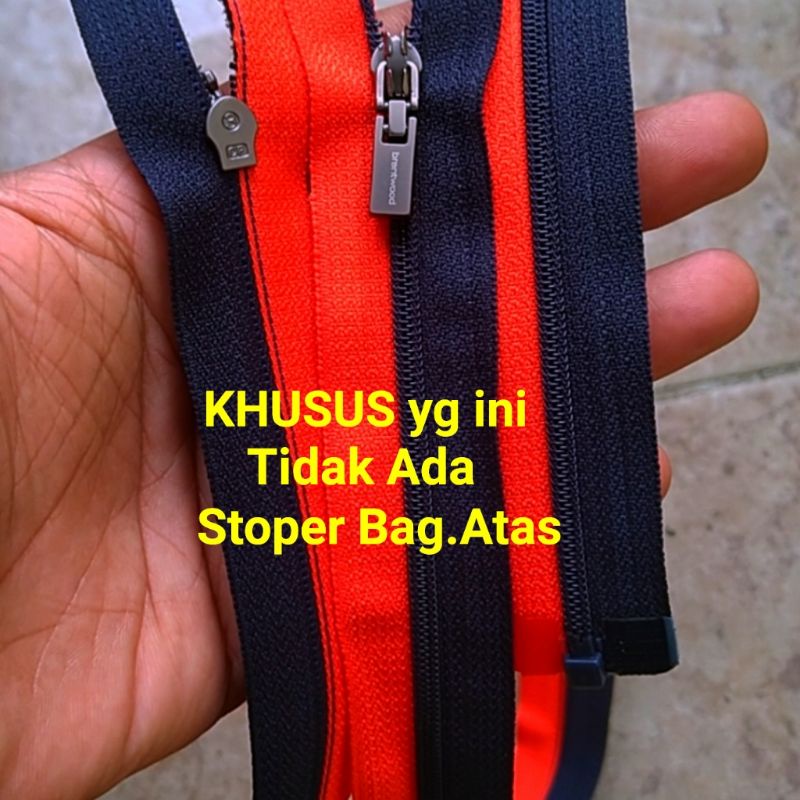 Jual Resleting Jaket Zipper no 3 YKK &Korea Hitam PinLock Jersey | Shopee Indonesia