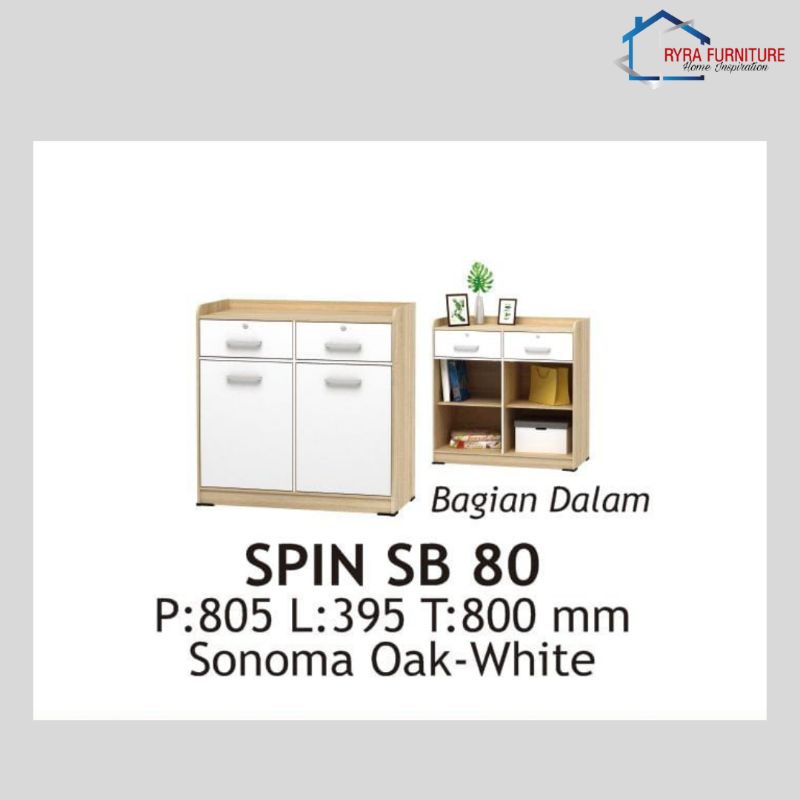 Jual RAK SERBAGUNA/SIDEBOARD/BUFET - SPIN SB80 - ACTIV | Shopee Indonesia