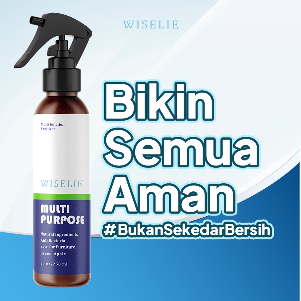 Jual Wiselie Natural Multi Purpose Disinfectant Organic Sanitizer Spray ...