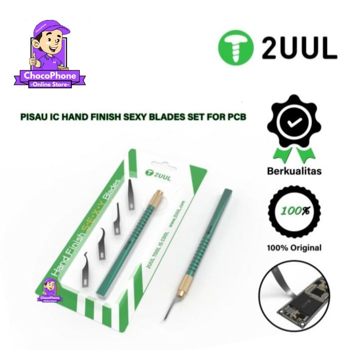 Jual PISAU IC PEN CUTTER 2UUL HAND FINISH SEXY BLADES SET FOR PCB ...