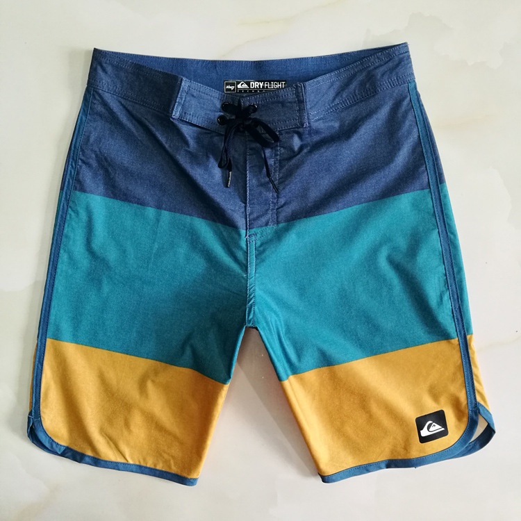 Jual Celana Pantai Pria Quiksi Hot Menjual Cepat Kering Elastis Warna Biru surfing Pendek Renang ...