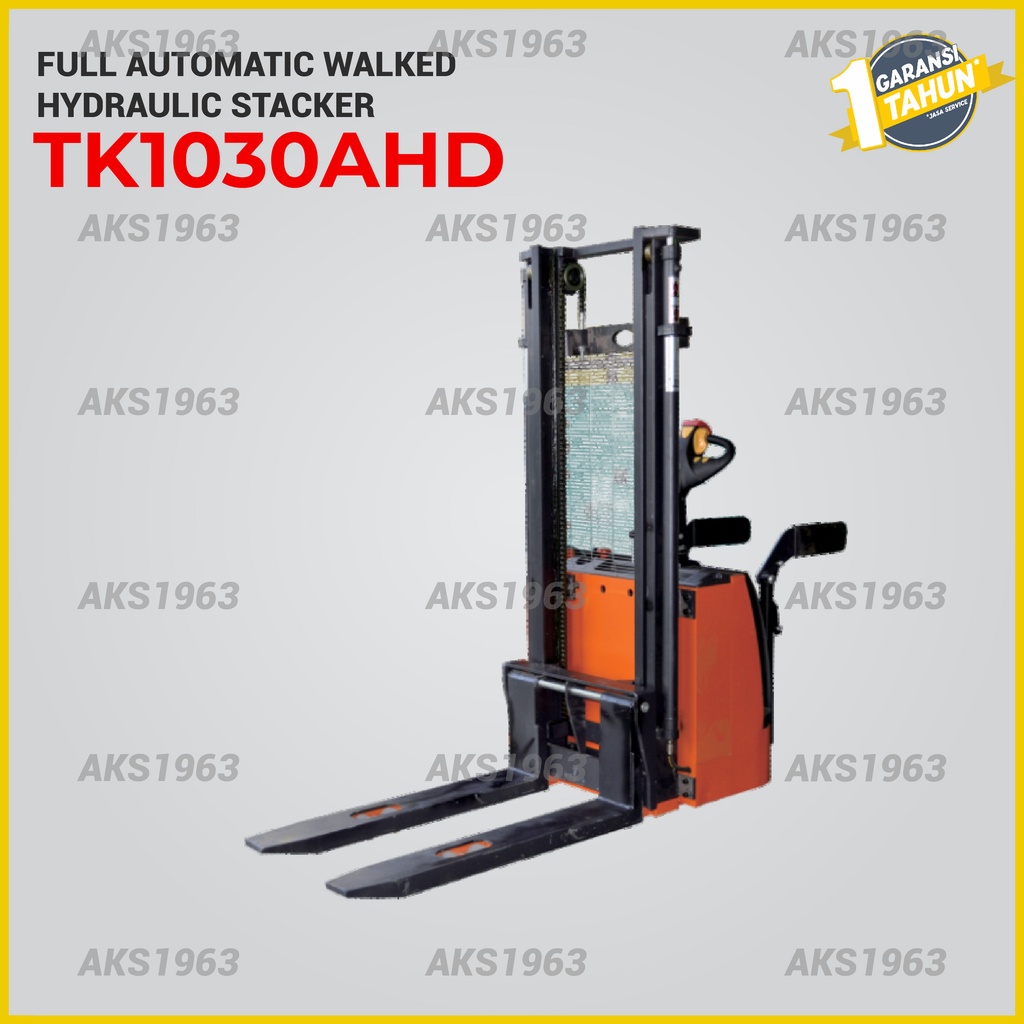 Jual Alat Angkat Barang Automatic Hydraulic Stacker Lift 1 ton 3 m ...