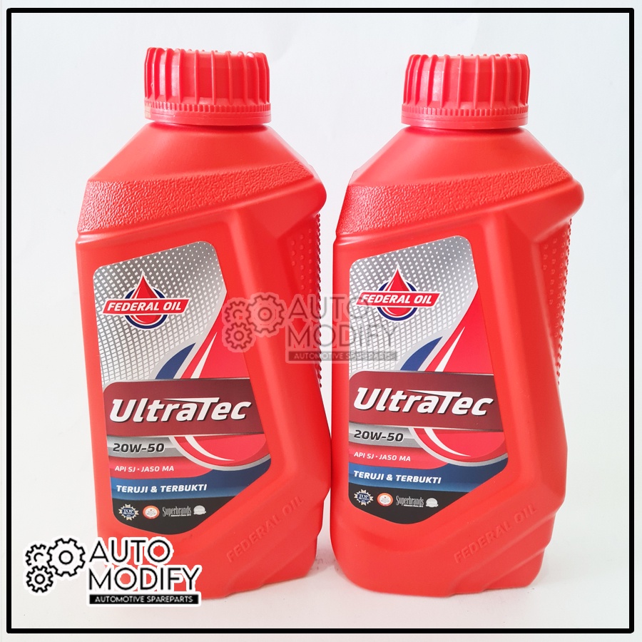 Jual Oli FEDERAL ULTRATEC 4T 0.8 Liter (800 ml) SAE 20W50 | Shopee Indonesia