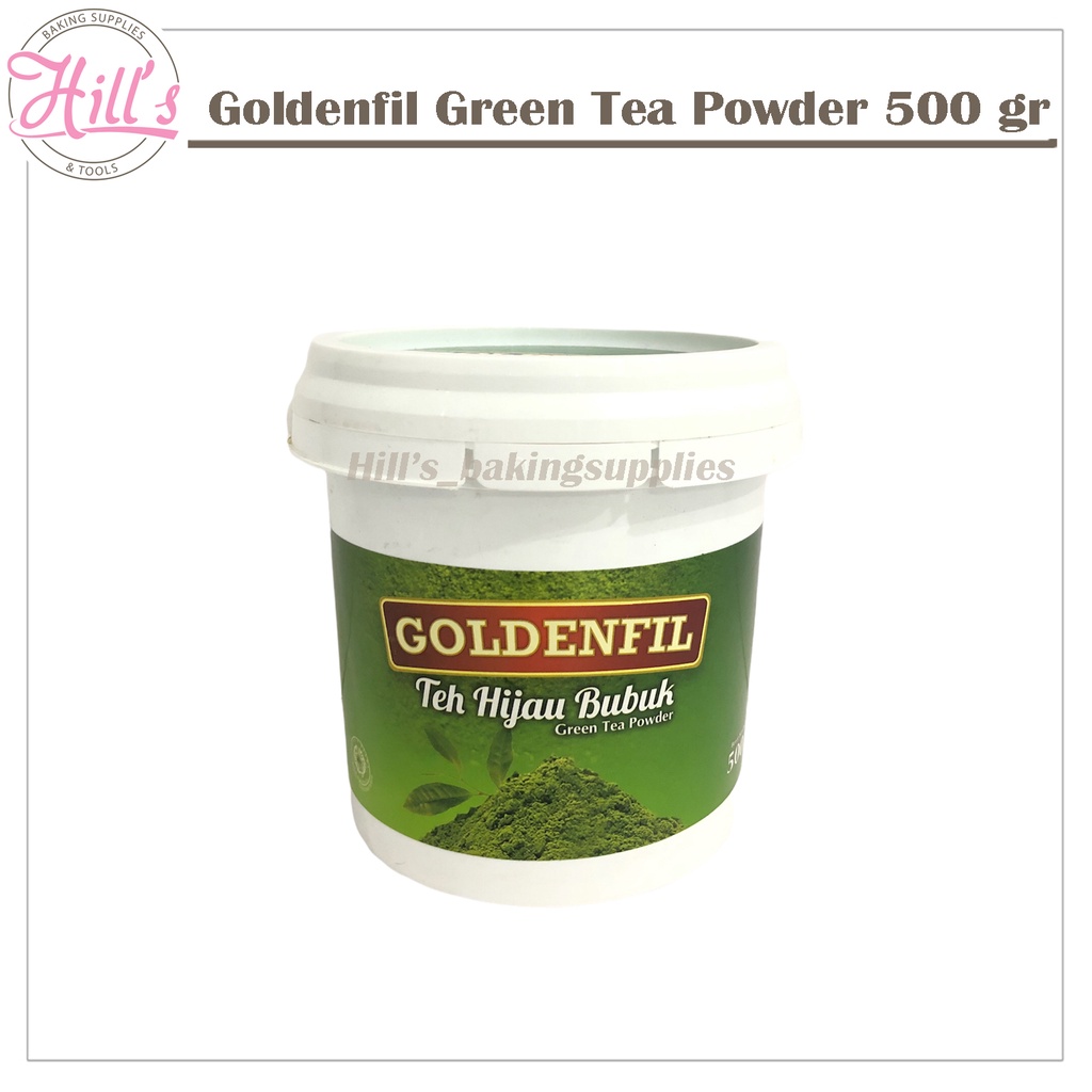 Jual GOLDENFIL MATCHA GREEN TEA POWDER 500 gr / TEH HIJAU BUBUK / PURE ...