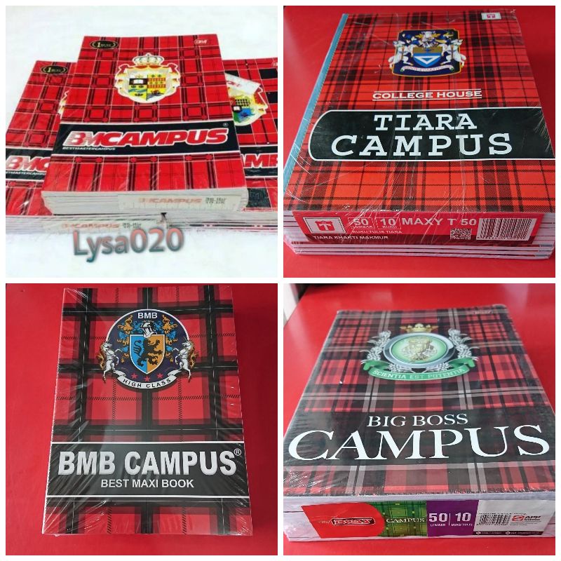 Jual Buku BMC | BMB | BIG BOSS | TIARA CAMPUS isi 50 Lembar ( 1 pak isi ...