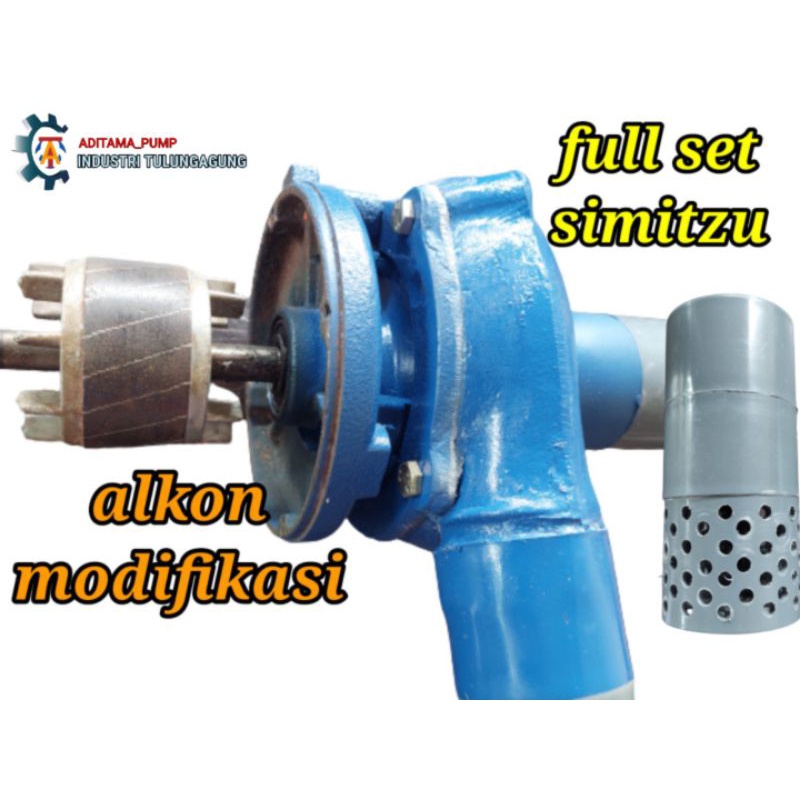 Jual alkon full set pompa air modifikasi cor alumunium + tusen klep | Shopee Indonesia