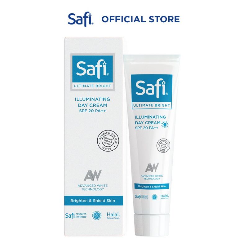 Jual Safi Ultimate Bright Illuminating Day Cream SPF 20 PA++ | Shopee ...