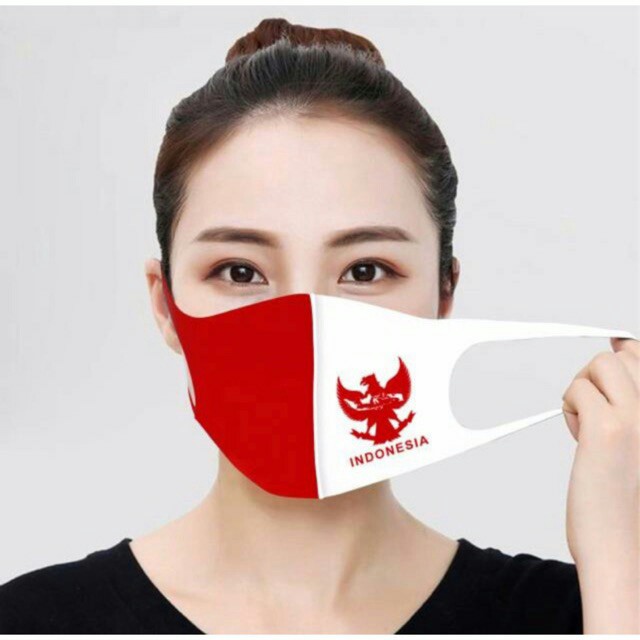 Jual Masker Scuba Dewasa Motif Garuda Merah Putih ( tebal &Laser Cut ...