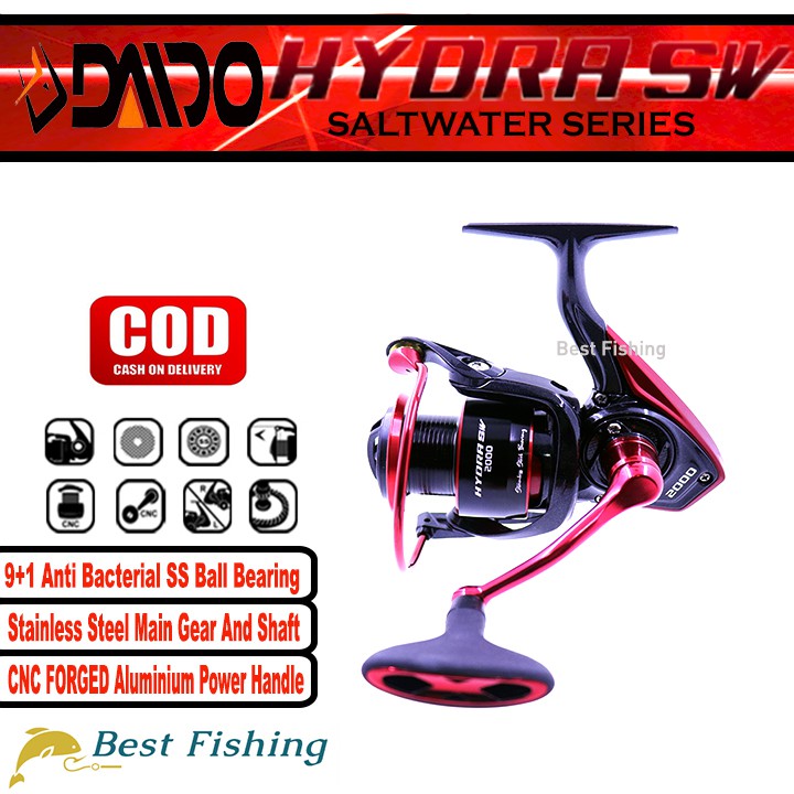 Jual REEL PANCING DAIDO HYDRA SPIN SW UKURAN 1000 2000 3000 4000 6000 ...