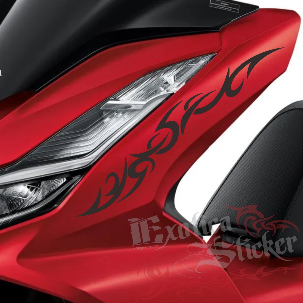 Jual lis striping cutting sticker body motor tribal 2 matic scoopy pcx ...