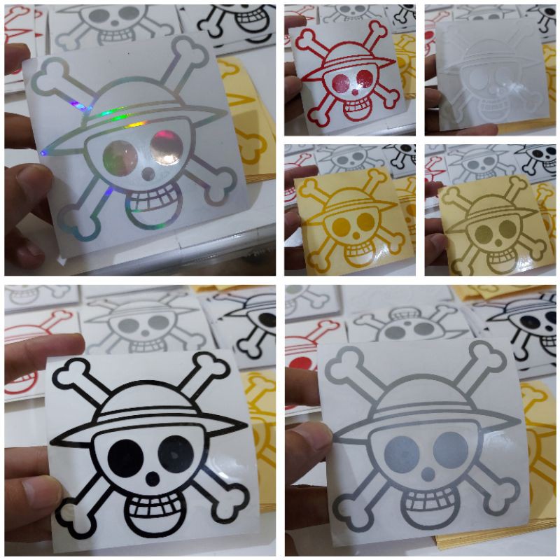 Jual STICKER LOGO ONE PIECE MOTOR MOBIL LAPTOP CUTTING | Shopee Indonesia