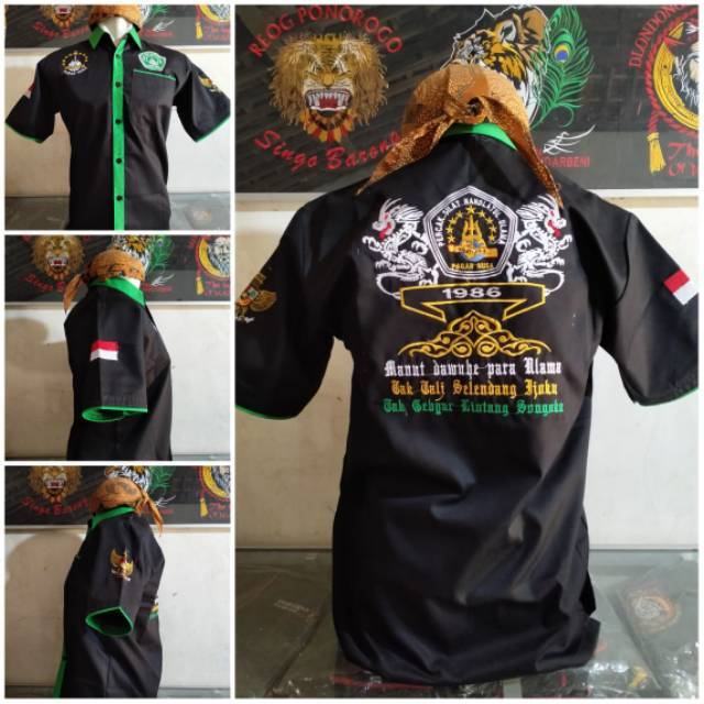 Jual baju pagar nusa bordir computer / baju pn / kemeja pn / baju warga ... Jual baju pagar nusa bordir computer / baju pn / kemeja pn / baju warga ...