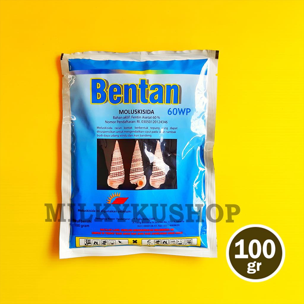 Jual BENTAN 60 WP 100 GRAM KEMASAN PABRIK MOLUSKISIDA RACUN KEONG SIPUT ...