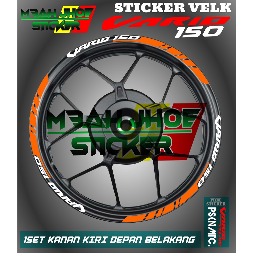 Jual HVR - 150 STICKERVELK - LIST VELK VARIO 150 - STICKER VELK MOTOR ...
