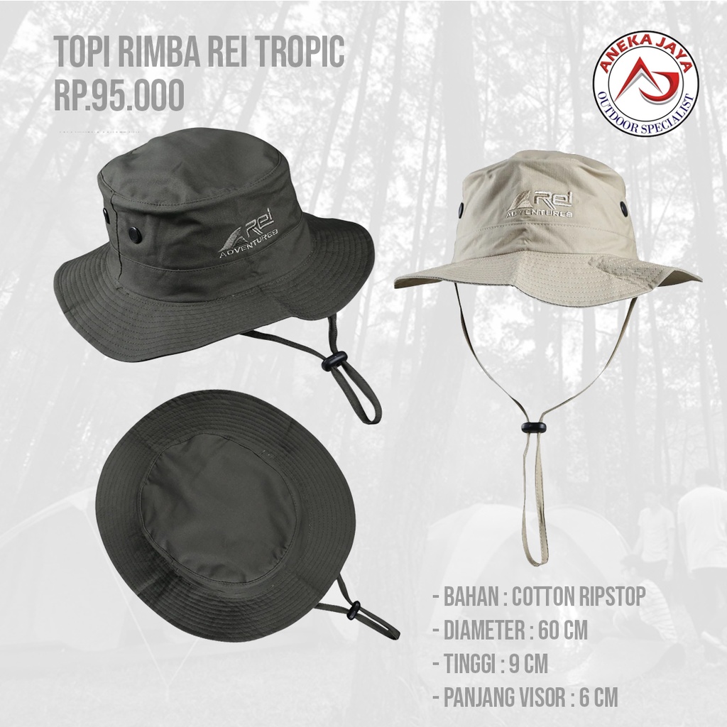 Jual TOPI RIMBA AREI TROPIC REI | Shopee Indonesia