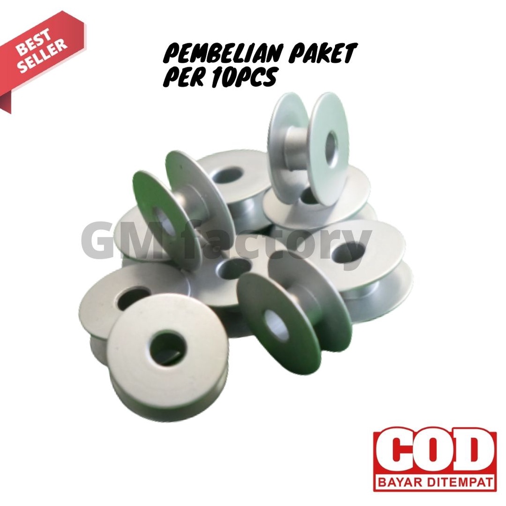 Jual 10 pcs Spool/Spul/Bobbin/Palet Benang untuk Mesin Jahit jarum 1 ...