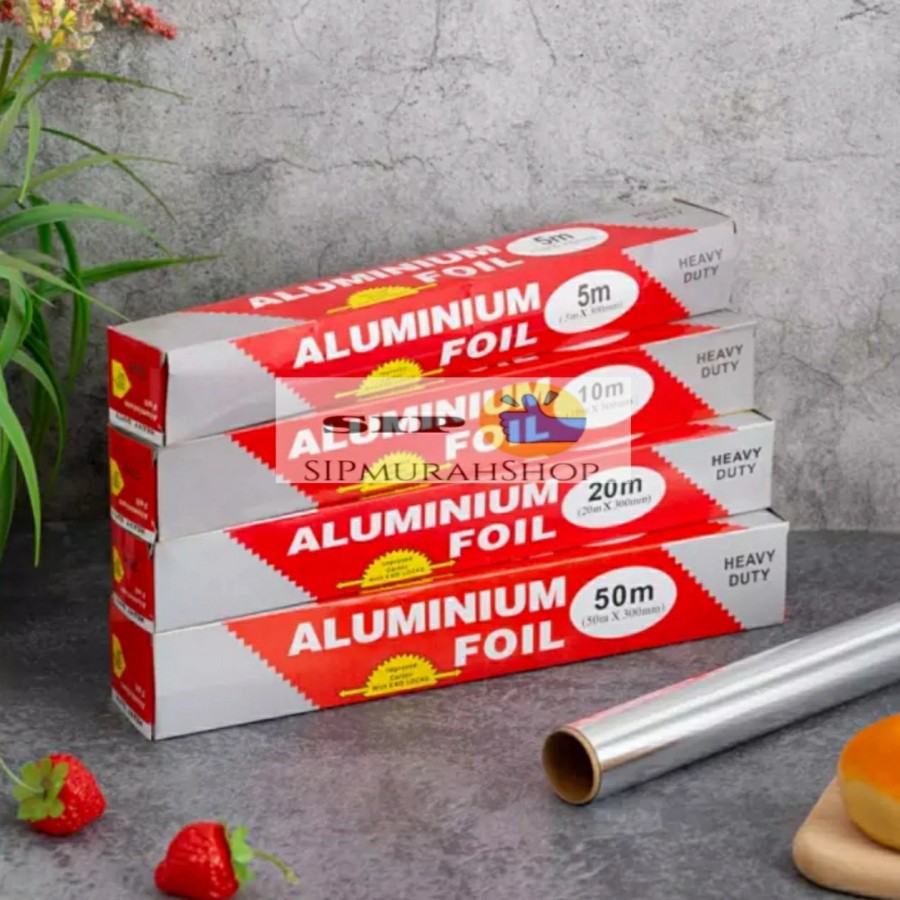 Jual Kertas Lembaran Aluminium Foil untuk Memasak / Aluminium Roll ...